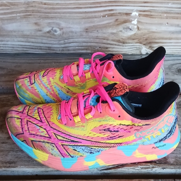 Asics | Shoes | Asics Noosa Tri 5 Colorful Running Shoes With Pink And ...